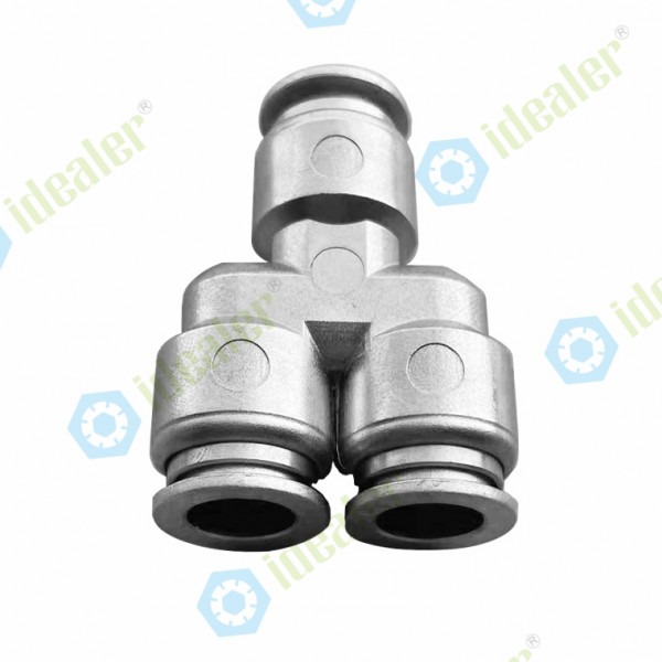 Stainless Steel Y Type Fittings - Ideal Bell Pneumatics